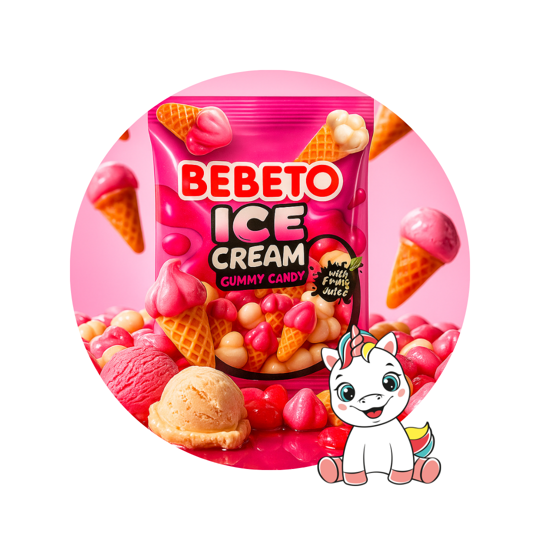 Bebeto Ice cream Halal (x1) – La Licorne Gourmande